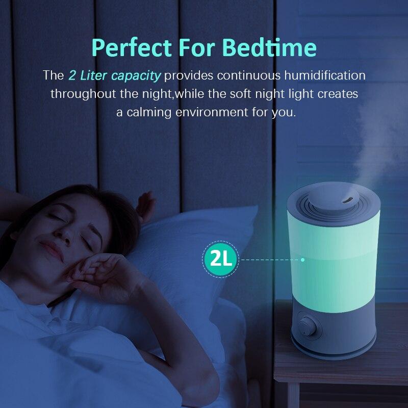 Buy Humidifiers for Bedroom Large Room Cool Mist Top Fill with ...