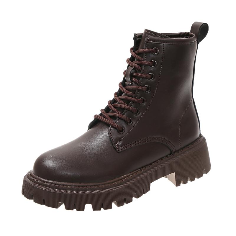 Buy Size 35-40 Women’s Fashion Ankle Booties Causal Lace-up Combat ...