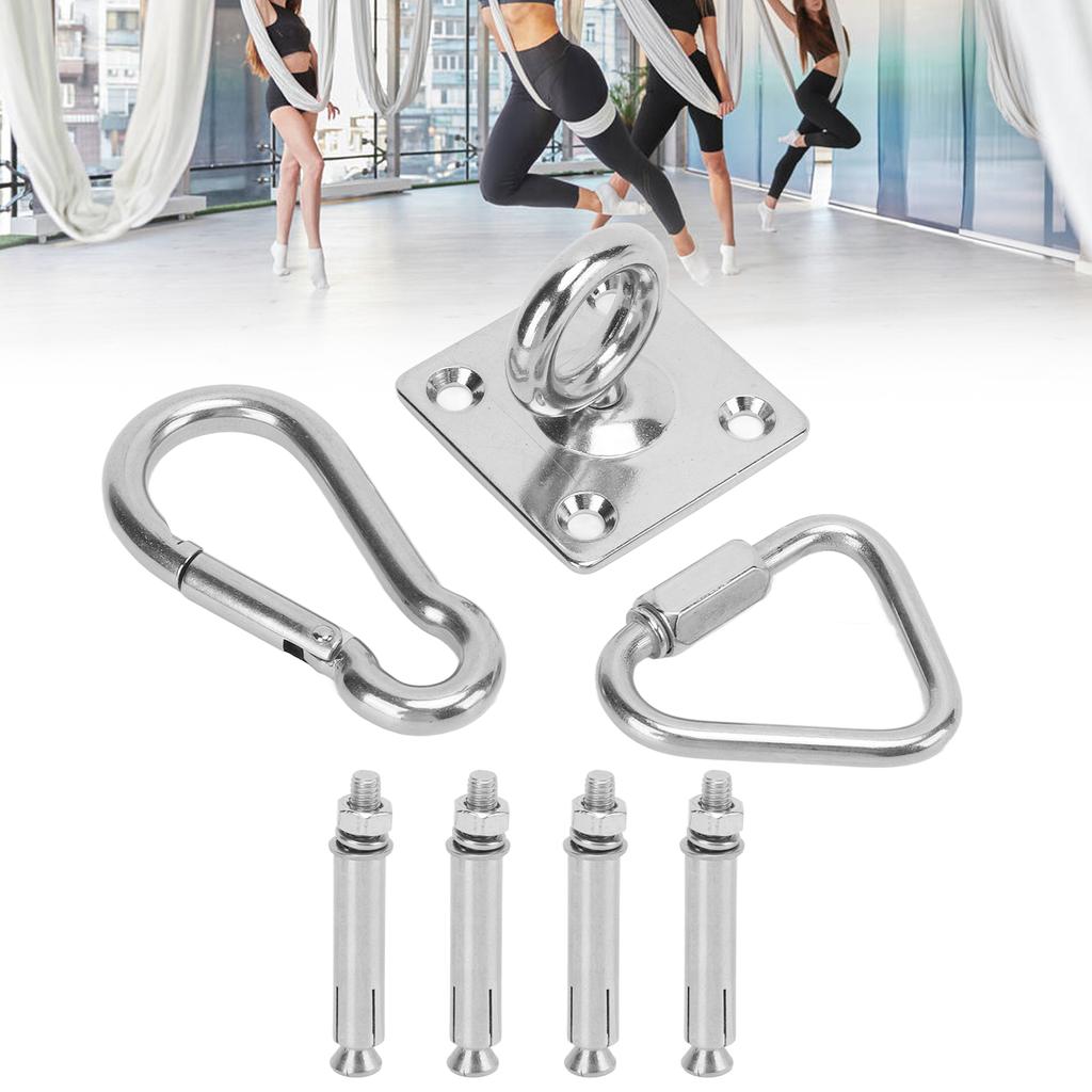 Buy Stainless Steel Ceiling Hammock Hanging Kit 551lb Bearing Capacity ...