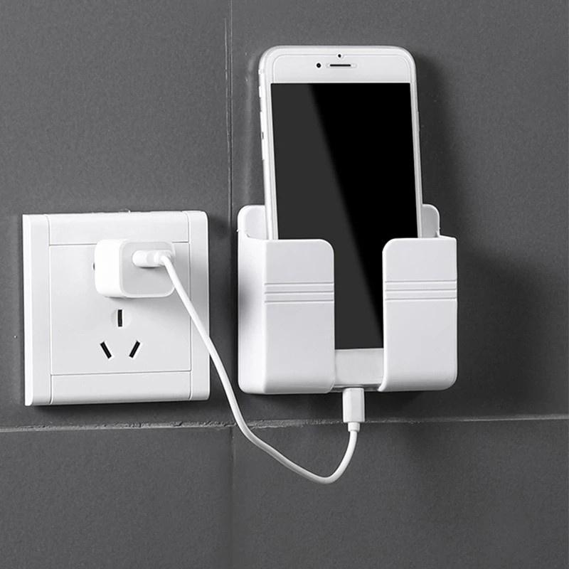 Cheap Punch-free Remote Control Mobile Phone Charging Wall-mounted Box ...