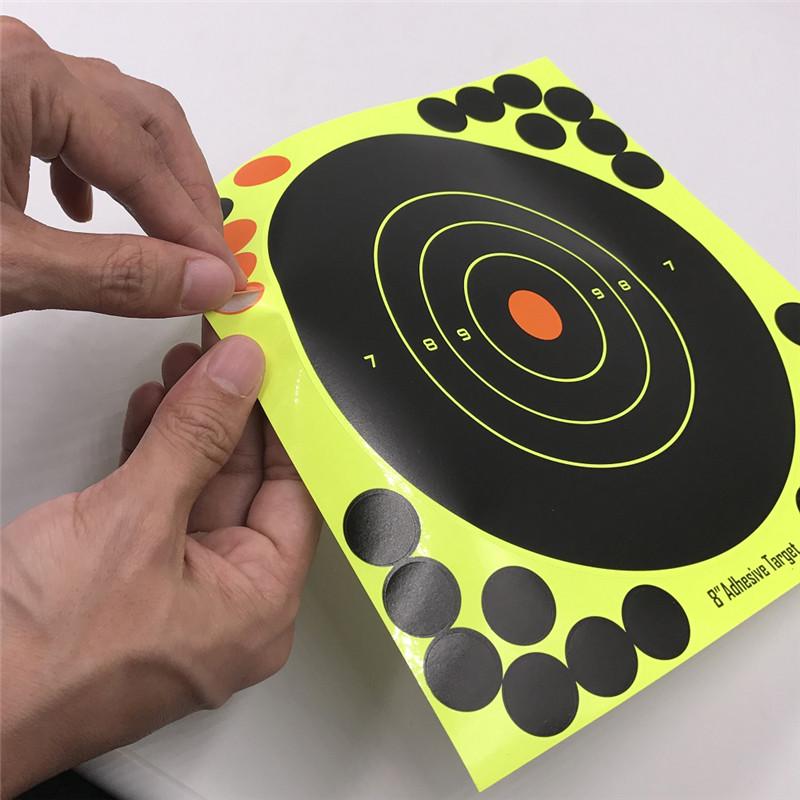 Buy 10PCS Shooting Adhesive Targets Splatter Reactive Target Sticker ...