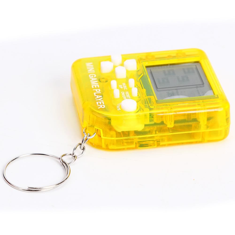 Buy Nostalgic Retro 26 Games Console Keychain Mini Tetris Game Player ...