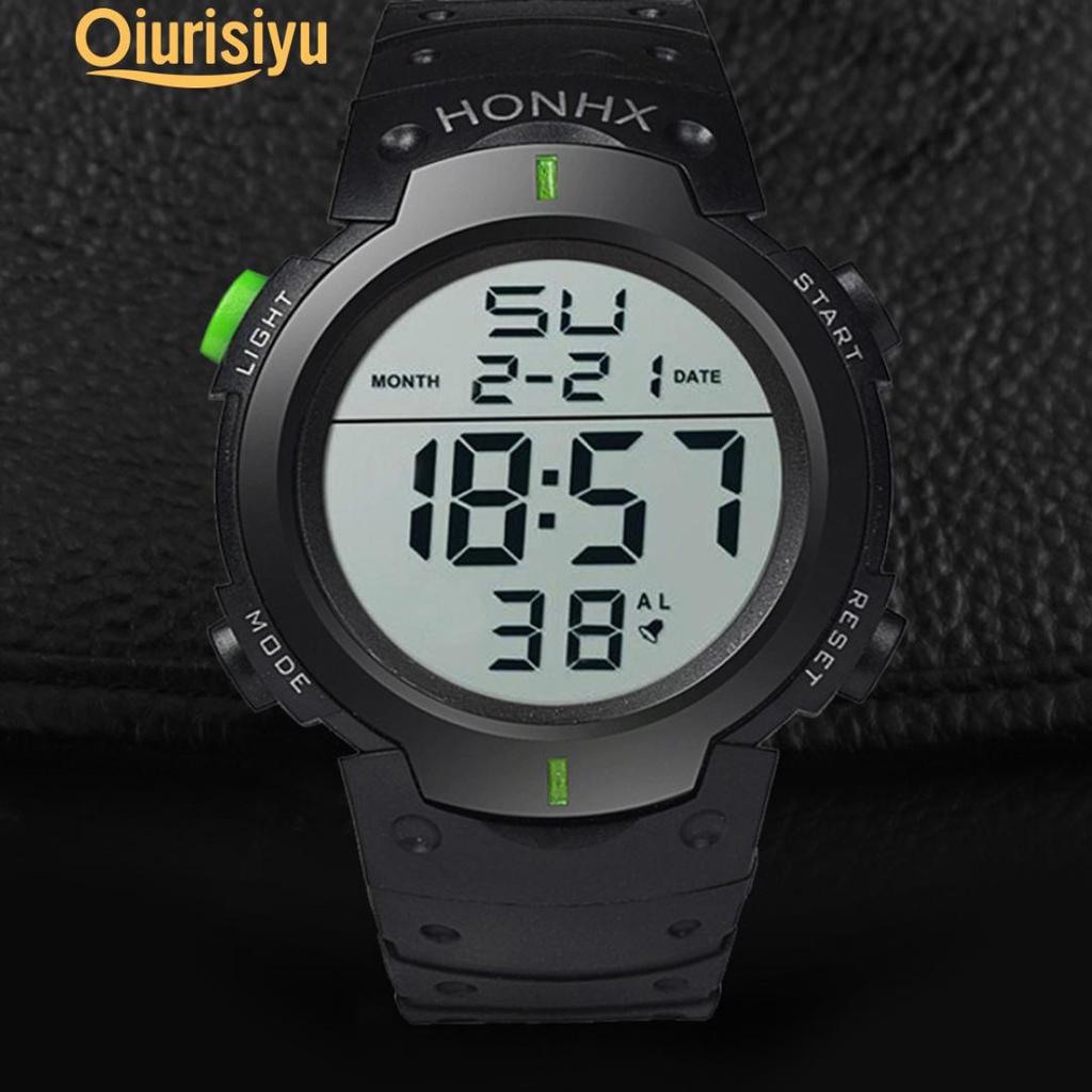 Buy Men's Water Resistant LED Backlight Date Digital Wrist Watch ...