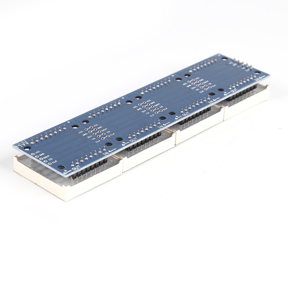 Buy MAX7219 Dot Matrix Module For Arduino Microcontroller 4 In One ...