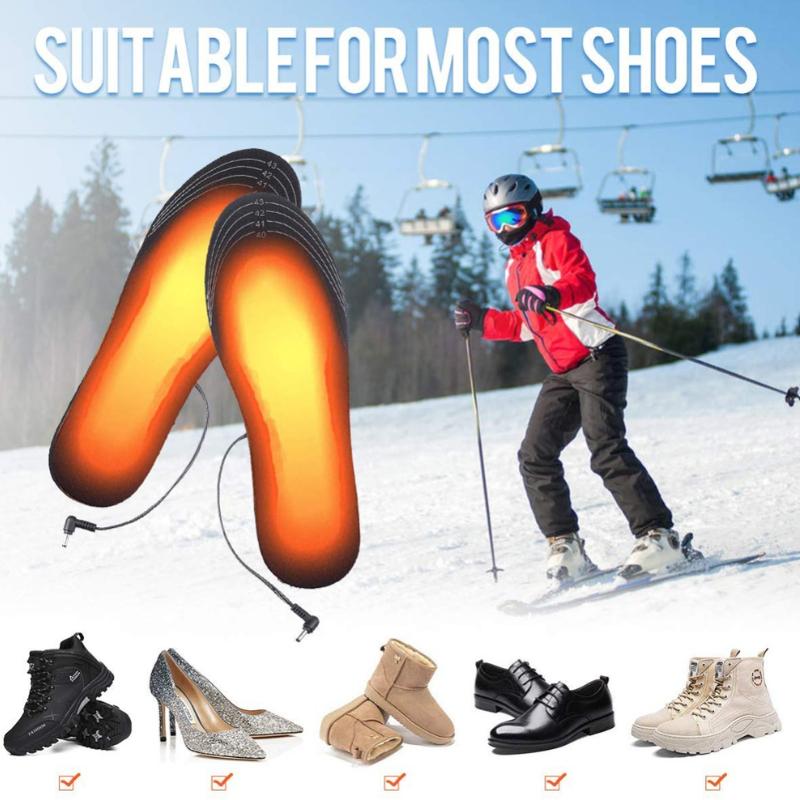 Cheap USB Heated Shoe Insoles Electric Foot Warming Pad Feet Warmer ...