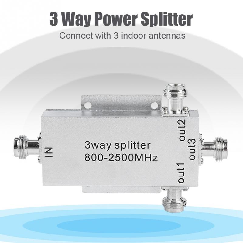 Buy 3-Way N Type Connector Mobile Cell Phone Wide Frequency Power ...