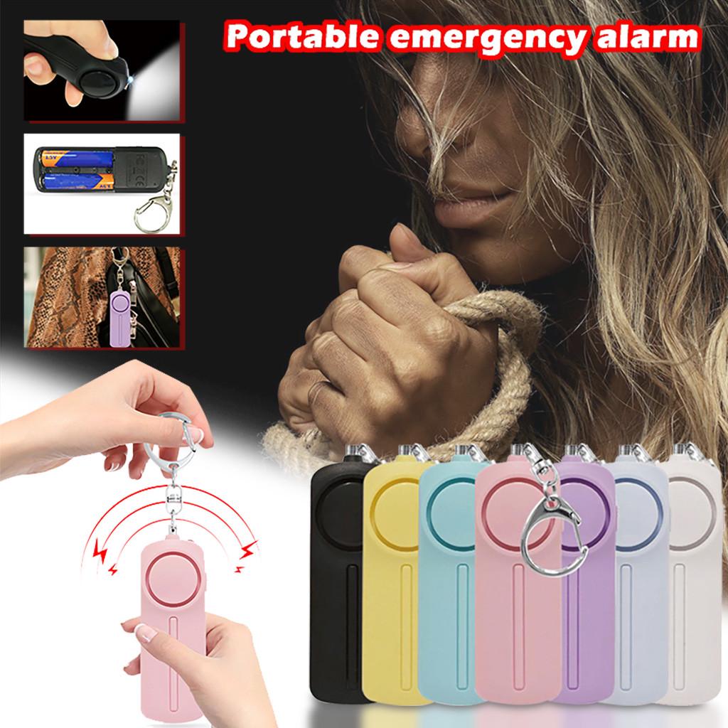 Self-defense Alarm Female Self-defense Key Ring Anti-wolf Alarm 130 dB ...