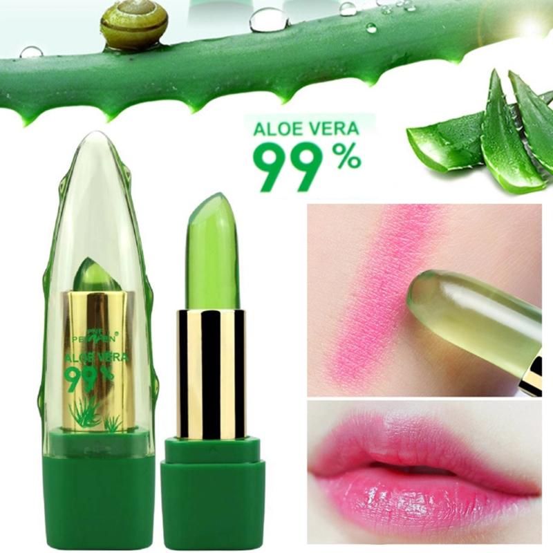 Buy Lip Balm 99% Aloe Vera Color Changing With Temperature Jelly ...