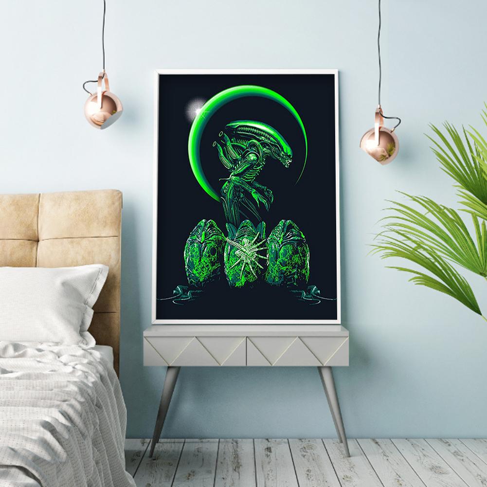 Cheap 5D DIY Aliens Square Diamond Diamond Painting Kit Rhinestone Art ...