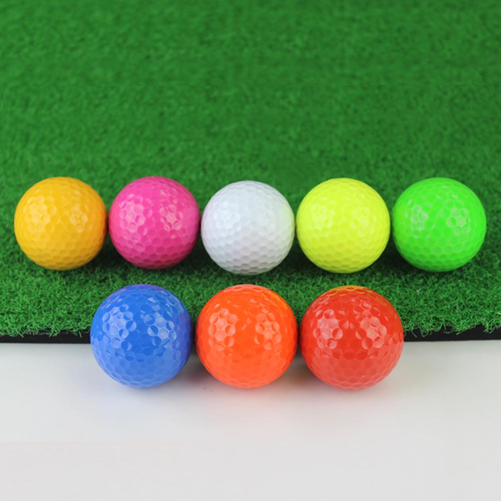 Cheap 1Pcs Golf Ball Multi Colors Synthetic Rubber Resin Golfing ...