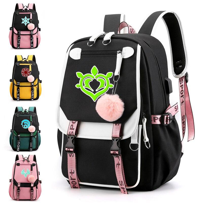 Cheap Women Girls School Backpacks Anti Theft Usb Charge Backpack ...