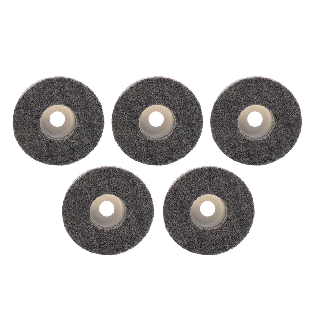 5Pcs Nylon Fiber Wheel Abrasive Buffing Disc Pad Surface Polishing Gray ...