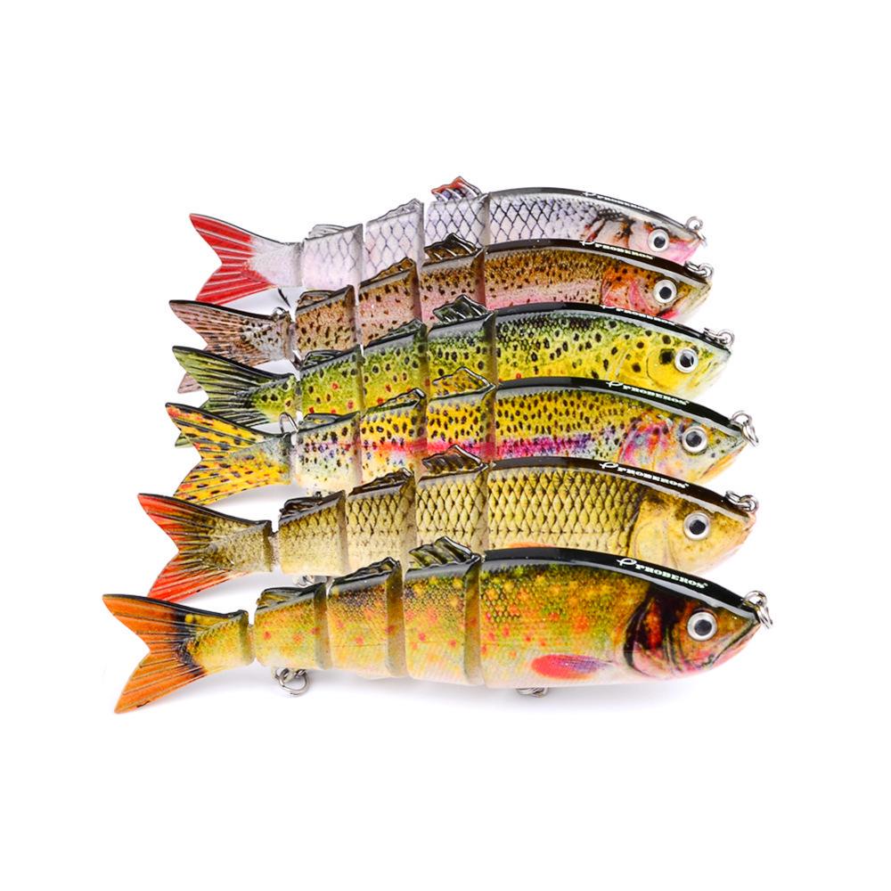 Buy 12cm Swim Bait Fishing Lure Sinking Lure Segments Multi-Jointed ...