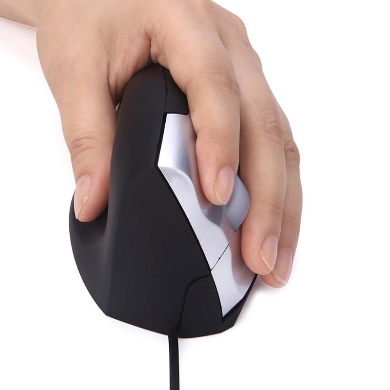 Left Hand Wireless Wired Mouse Optical Ergonomic Vertical Mouse Gaming ...