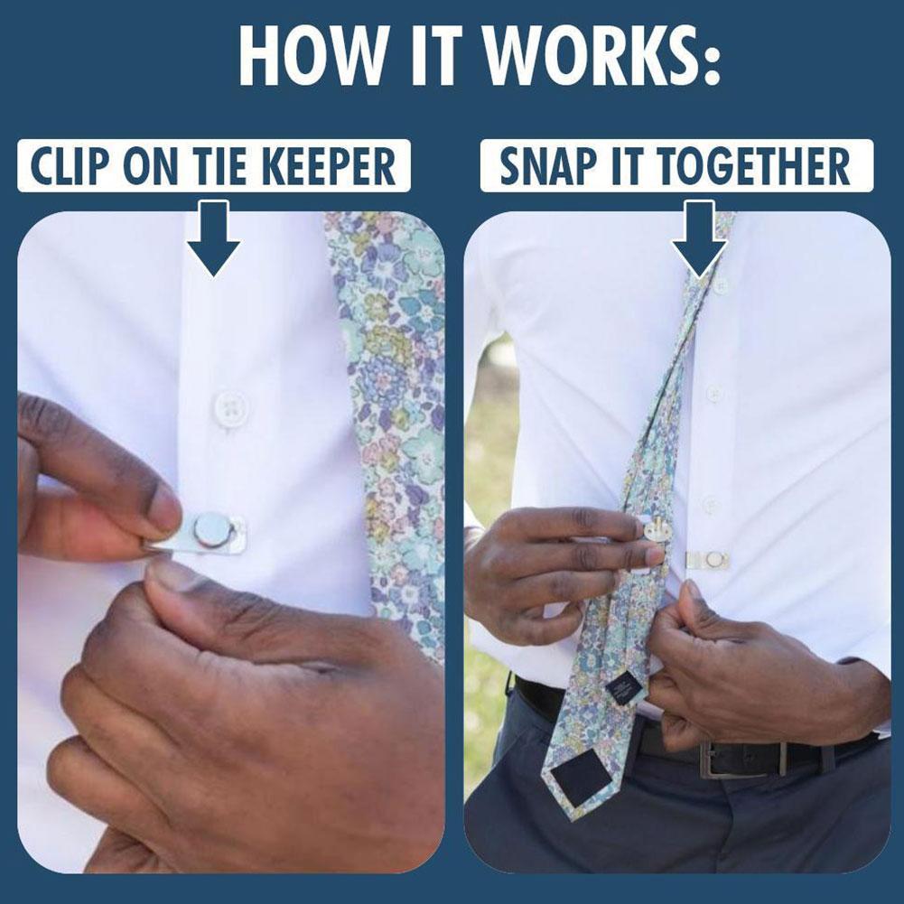 Satın alın CLIP OFF Tie Stay - Invisible Magnetic Tie Stay - Tie NEW ...
