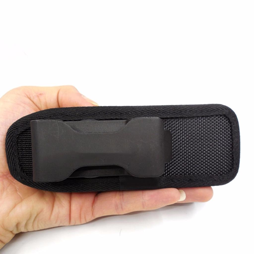 Buy Pdtoweb Black Nylon LED Flashlight Torch Holster Holder Belt Case ...