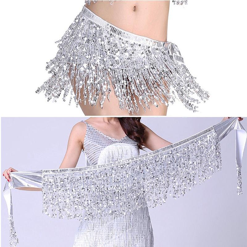 Buy Halloween Costumes Theatrical Belly Dance Clothes Sexy Sequin ...