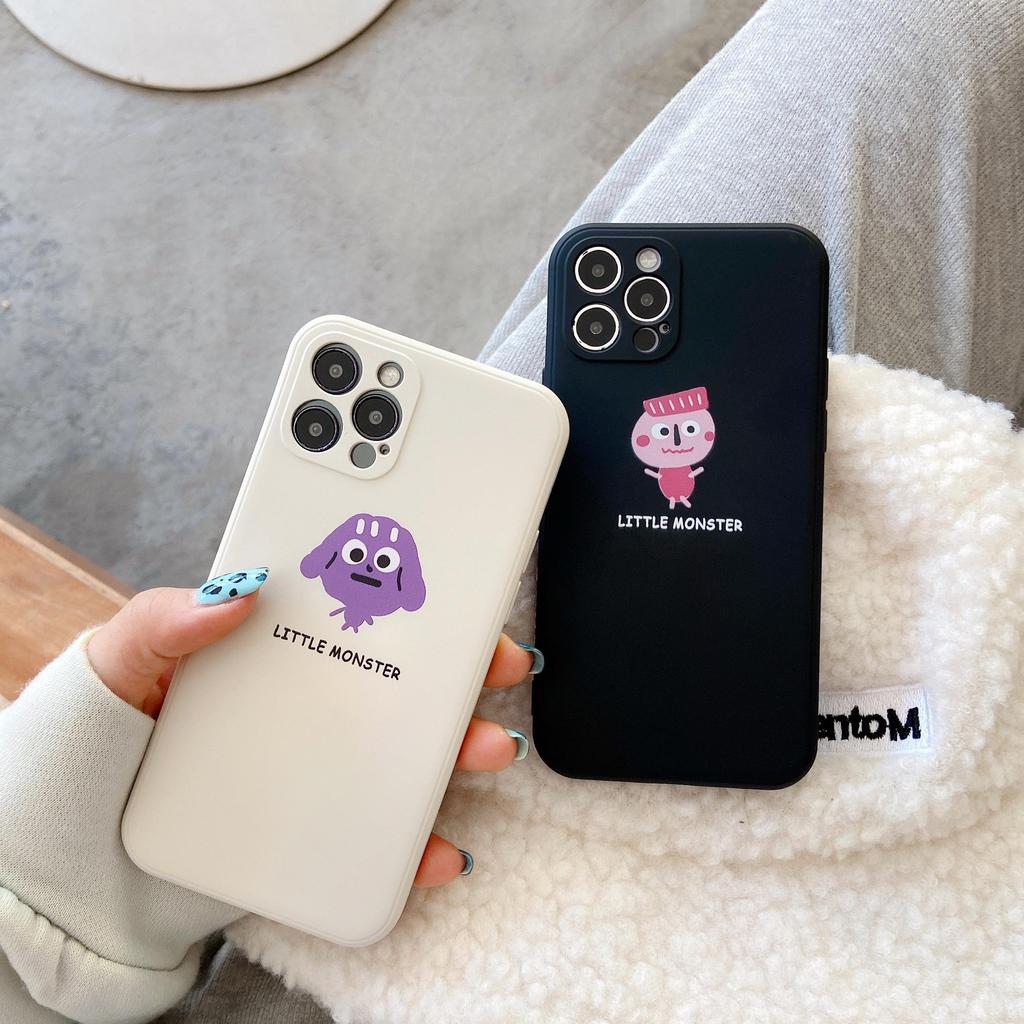 Buy Simple Cartoon Pattern Soft TPU Phone Case For iPhone 12 12Mini ...