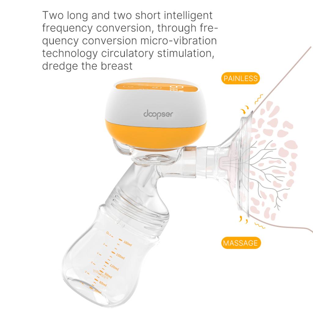 Cheap Portable Integrated Breast Pump with LED Screen Electric Breast ...