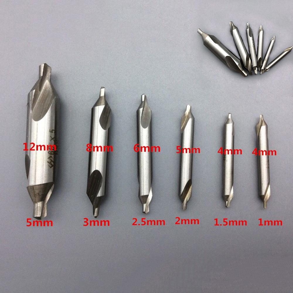 Buy 6pcs/set Electrical HSS Center Drill Bits Set Combined Countersinks ...