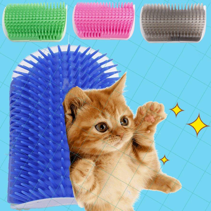 GGHH Pet Cat Rubbing Hair Device Rubs Itching Comfortable Massage ...