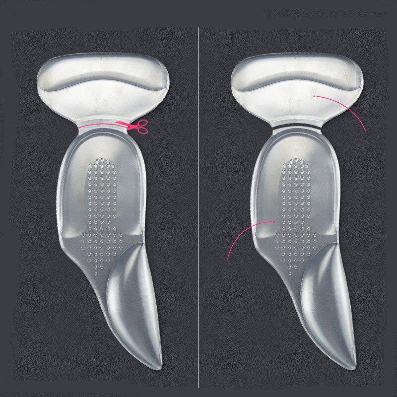 Buy 1 Pair Women Silicon Self-Adhesive High Heel Insert Gel Arch ...