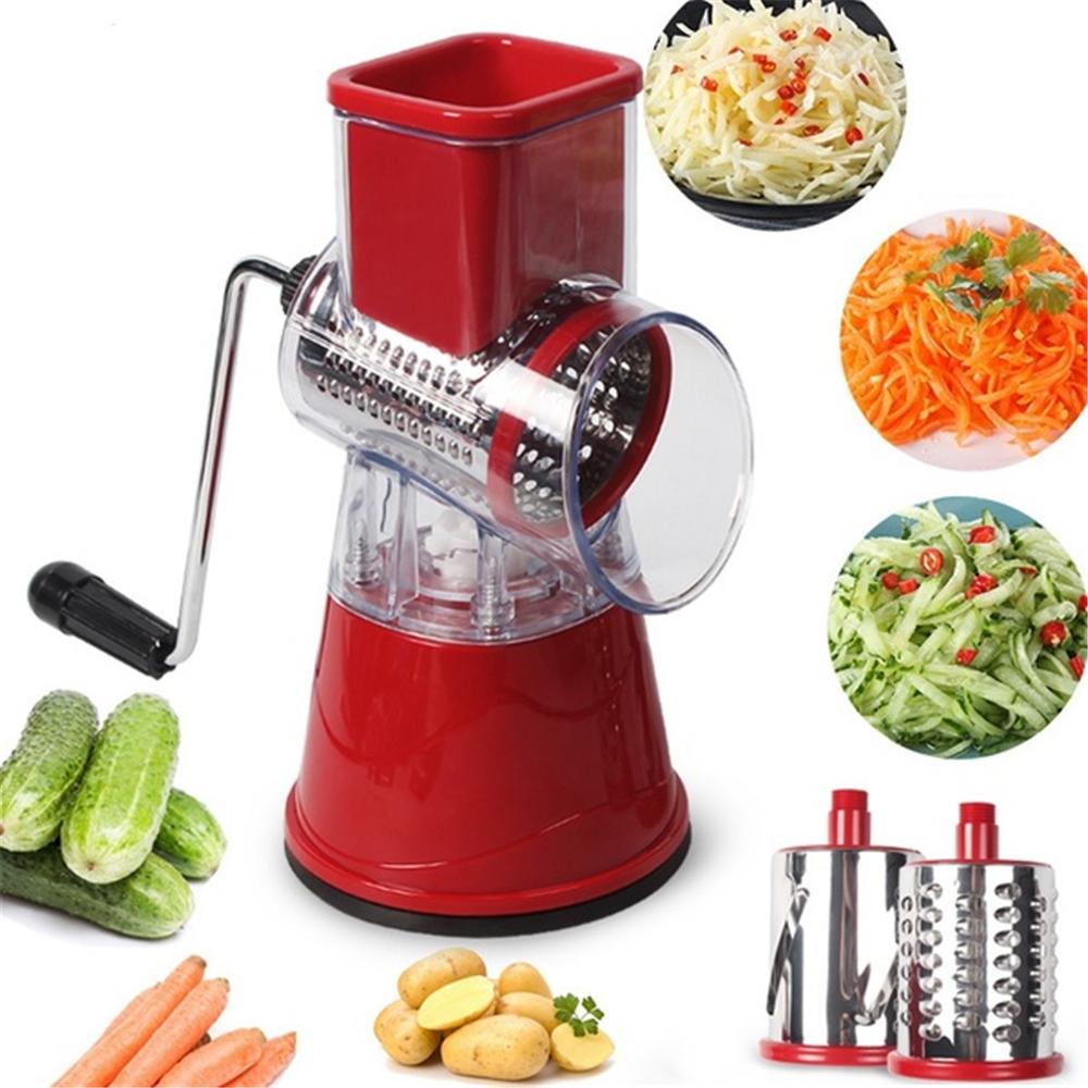 Cheap Multifunctional Vegetable Cutter Round Slicer Kitchen Roller ...