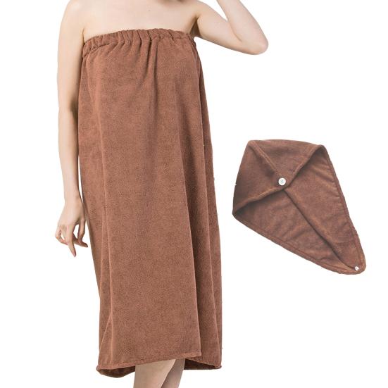 Cheap 1 Set Bath Towel Wrap Breathable Good Elasticity Microfiber Water ...