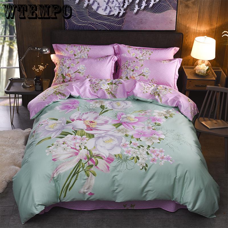 Buy Creative Lavender Pattern Bedding Sets High Quality Pillowcase ...