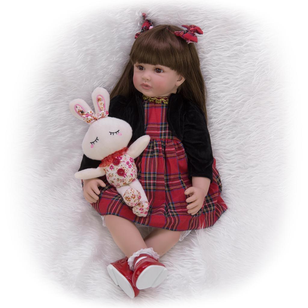 Buy KEIUMI 24 Inch Reborn Dolls 60 Cm Silicone Soft Realistic Princess Girl Baby Doll For Sale ...