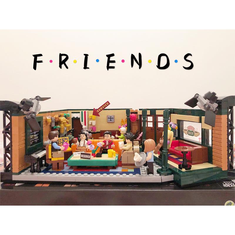 Buy Lego Friends Central Perk Handmade Craft DIY Compatible Lego Model ...