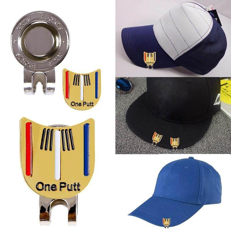 Buy One Putt Golf Putting Alignment Tool Ball Marker With Hat Clip at ...