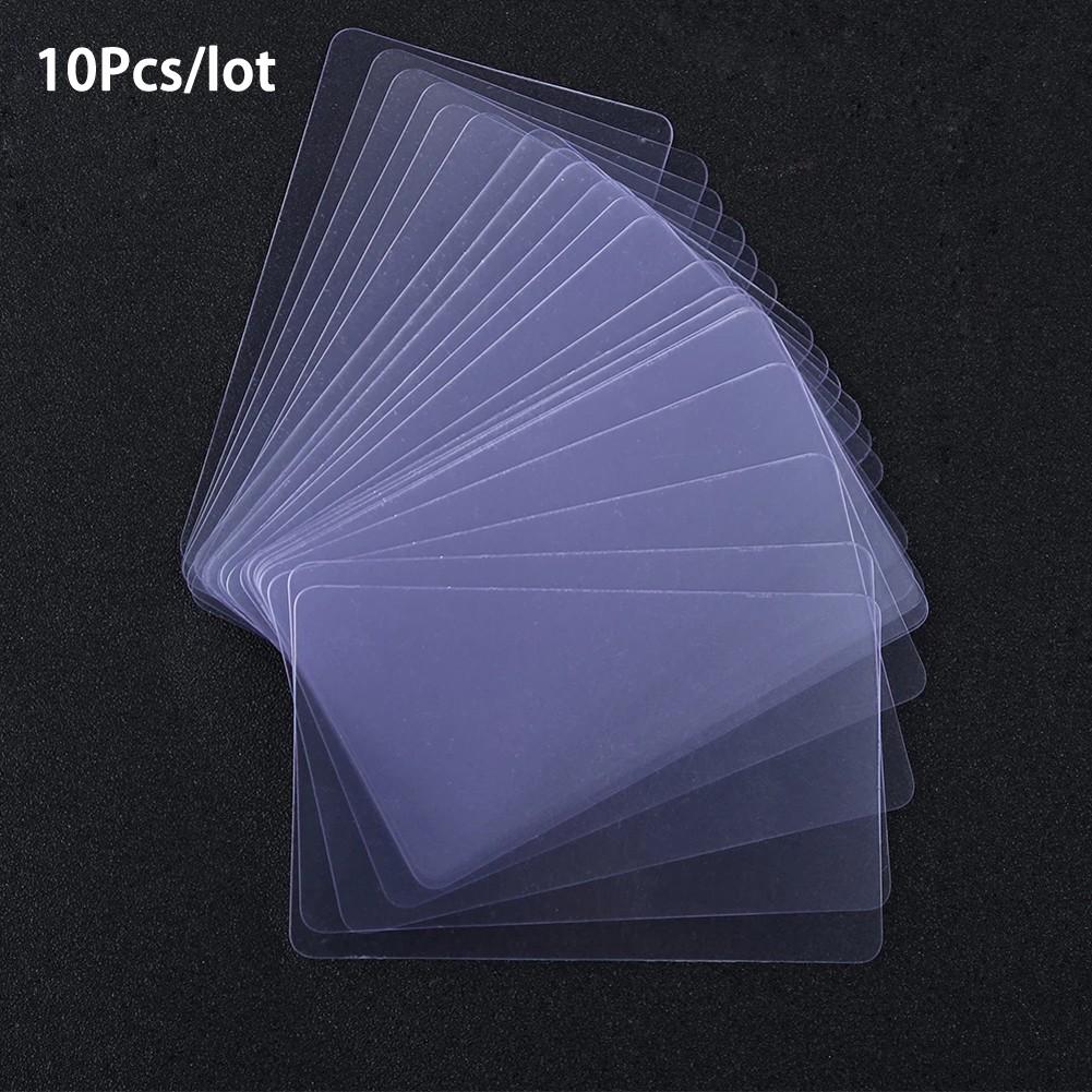 Buy Durable 10Pcs Opening Scraper Plastic Card Tool Transparent at ...