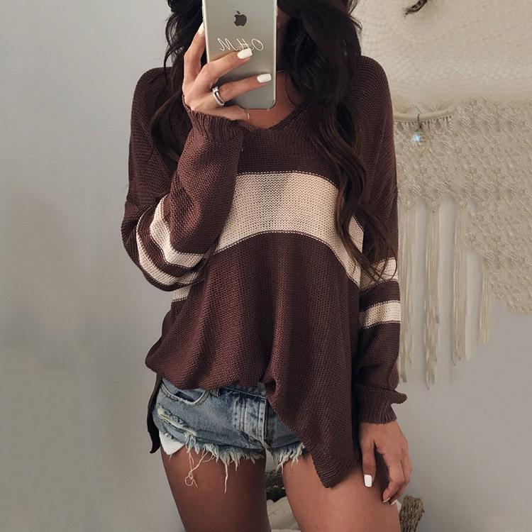 Buy Women's Autumn Casual Tops Fashion Irregular Sweatshirts Shirt V ...