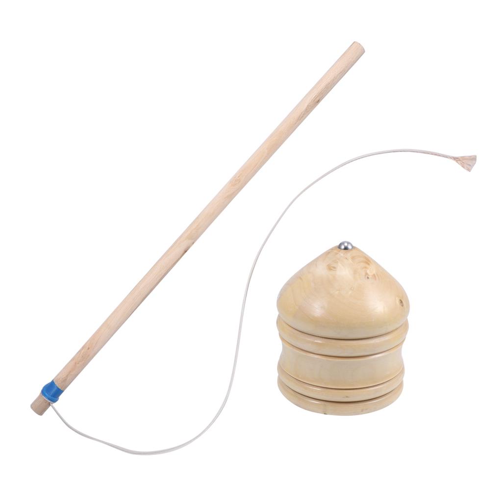 Buy Wooden Spinning Top Toy DIY Gyroscope Peg-top Toy Vintage Craft ...