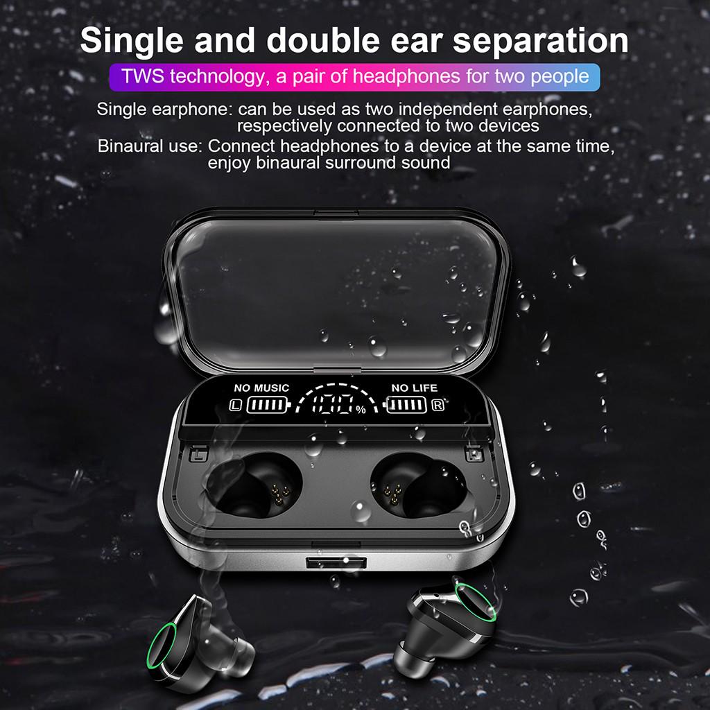 Buy Wireless Earbud TWS T10 BT Sports Waterproof Mobile Power Smart In ...