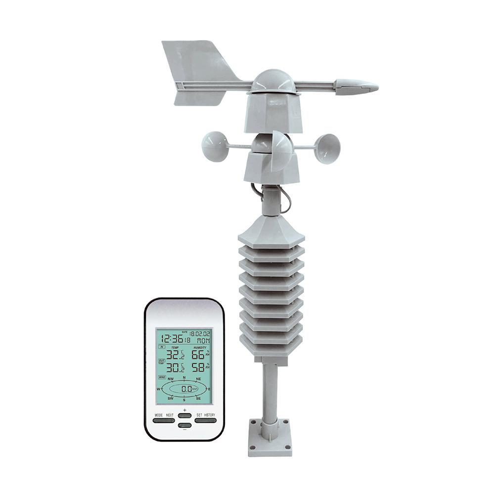 Buy 433MHz WS0232 Wireless Weather Station Clock Wind Speed Direction ...