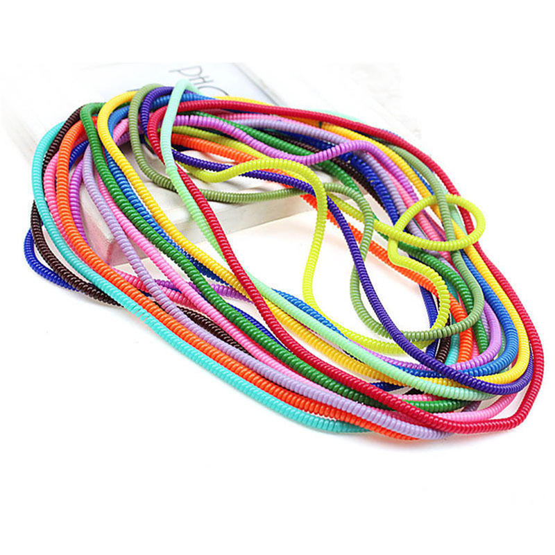 10Pcs Spring Cover Cable Cable Phone Usb Data Charging Cable uygun ...
