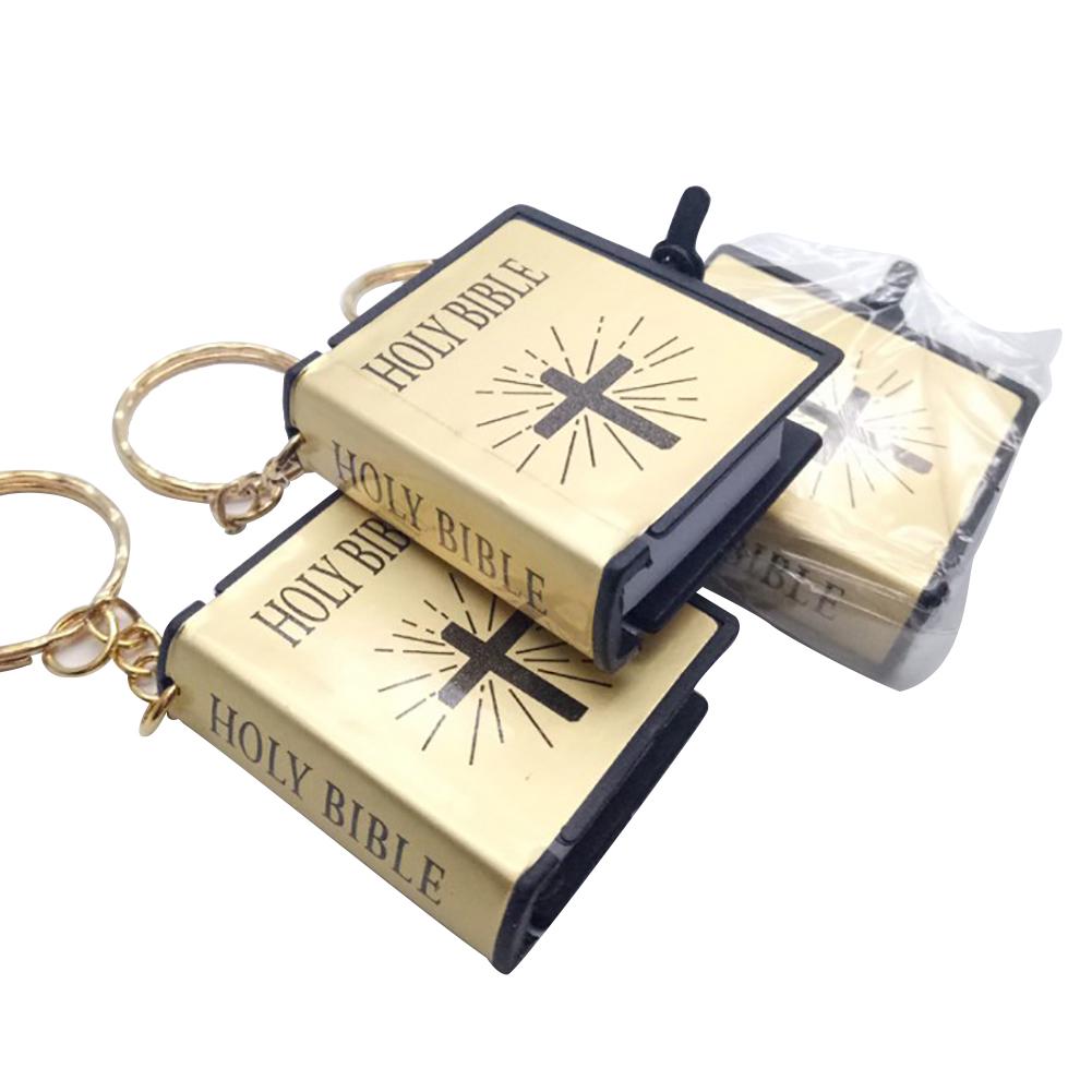 Mini Bible Book hang Key Ring Keychain Catholic Accessories – online ...