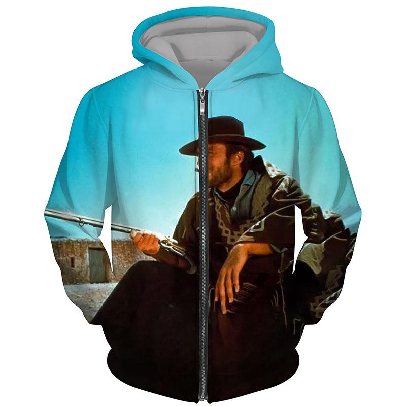 Buy Men's Pullover Zipper Hoodie 3d Print Red Dead Redemption Print ...