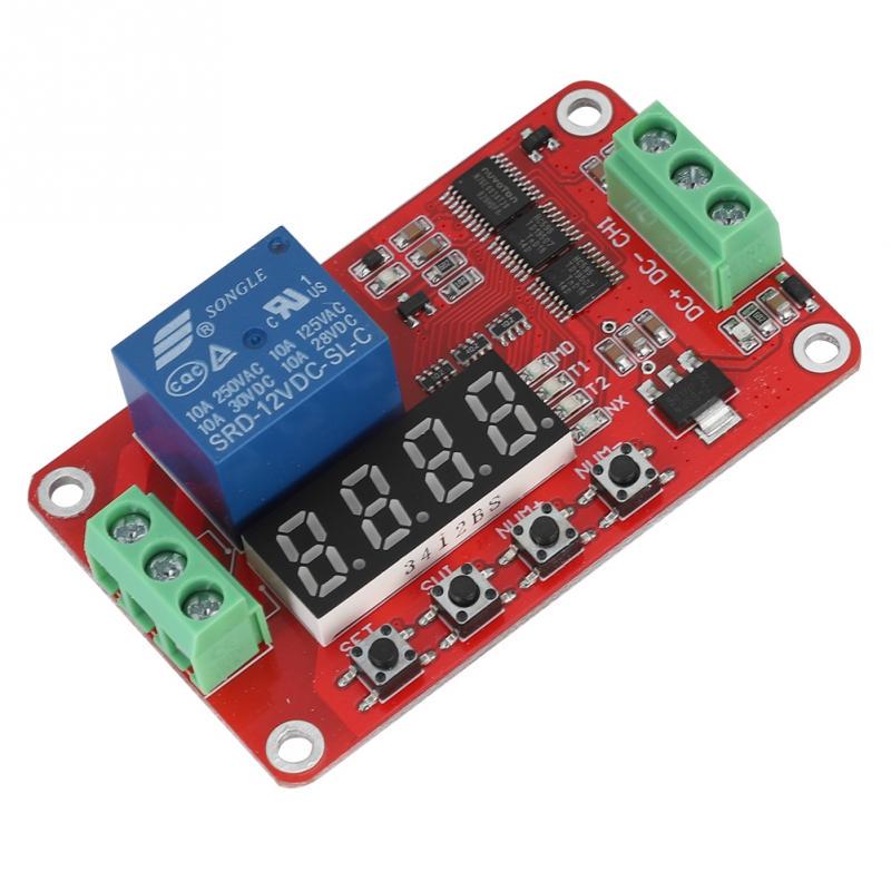 Buy Multifunction Infinite Loop Timing Self-lock Relay Cycle Timer Module Automation Delay FRM01 ...