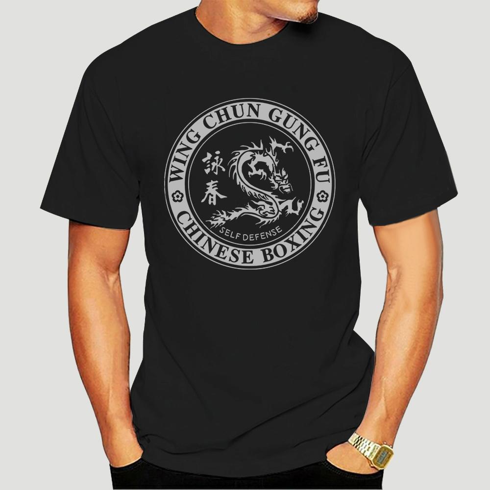 Buy 2022 Fashion New Wing Chun Kung Fu Ip Man Bruce Martial Art Black T ...