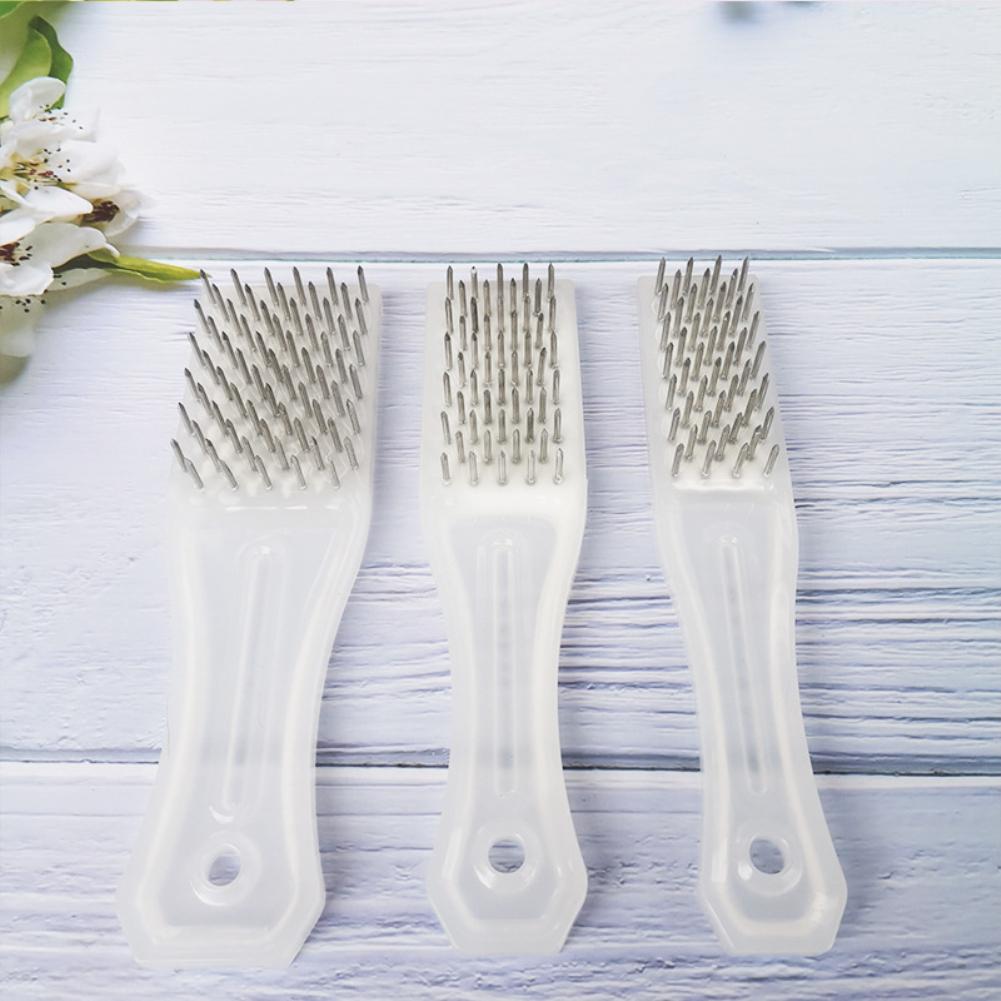 Plastic Handle Fish Scale Scraper 304 Stainless Steel Manual Fish Scale ...
