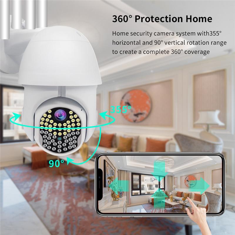 Buy 63 LED HD 1080P Smart Home Security WiFi Camera Wireless IP Camera ...
