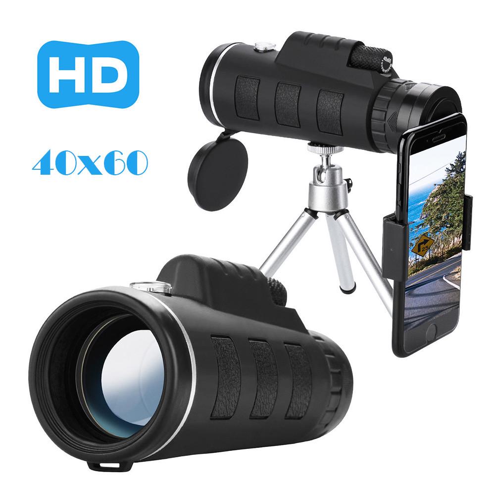 HD Ajustable Waterproof 40x60 Focus Zoom Mini Monocular Cell Phone ...