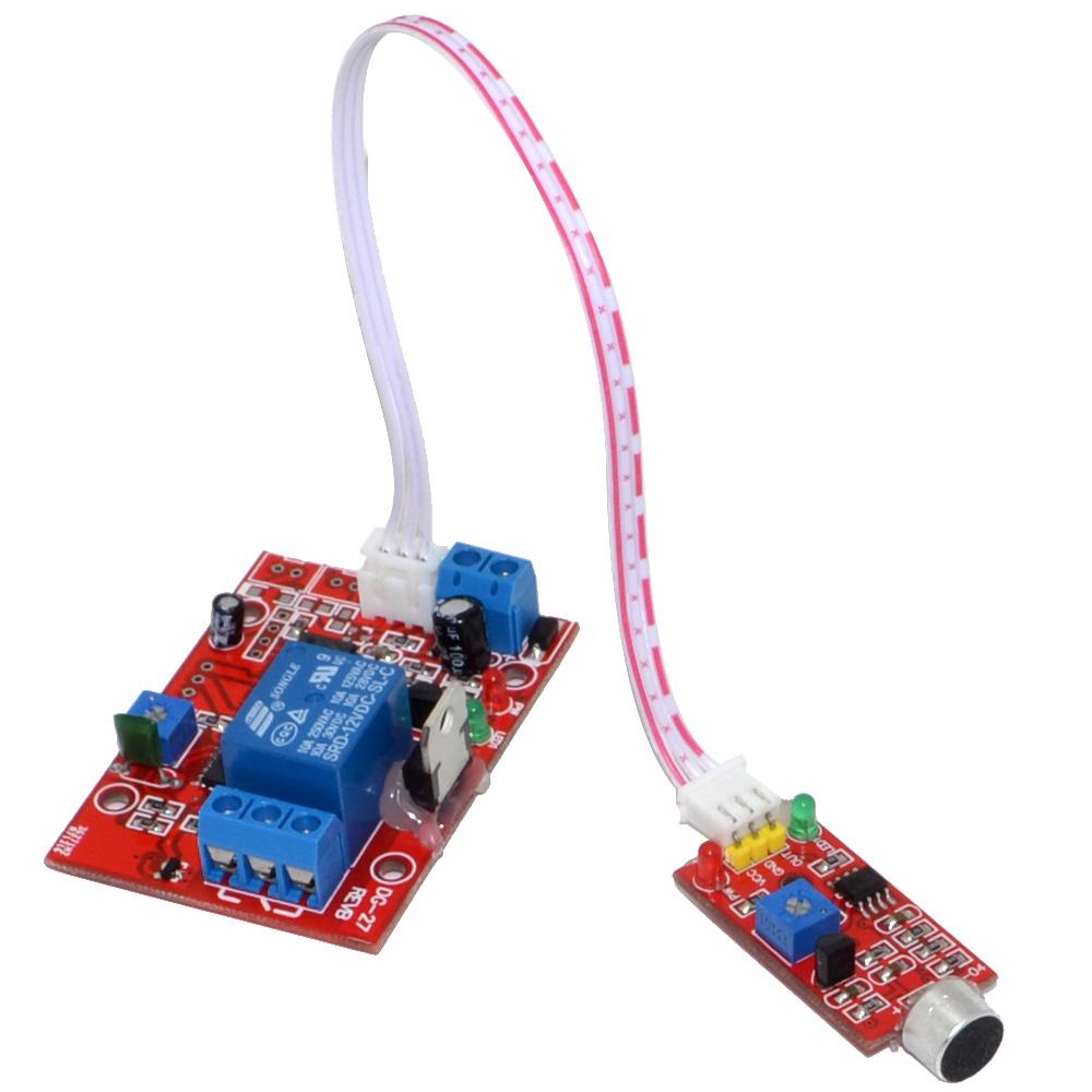 12V Voice Control Delay Switches Voice Activated AC 220V Delay Relay ...