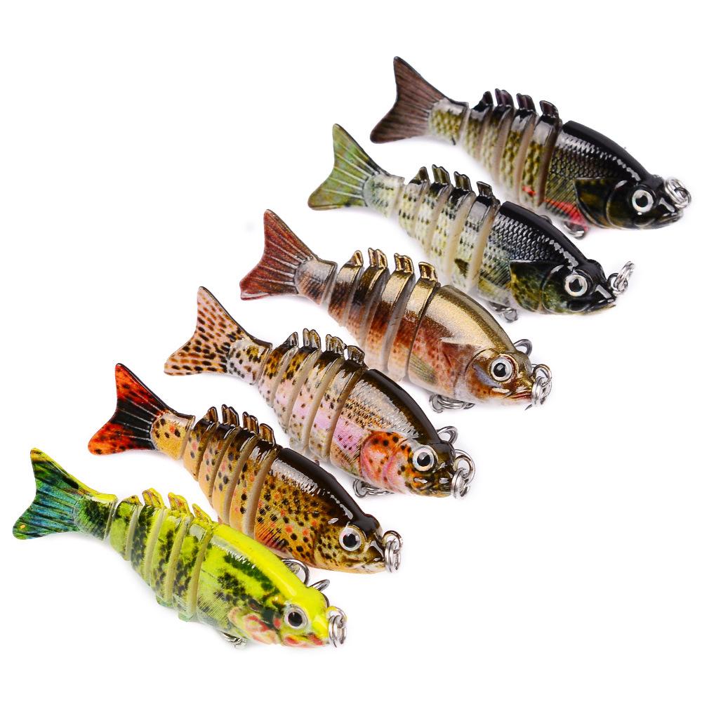 5cm 2.35g Multi-segment Fishing Lure Hard Bait Swimbait Crankbait ...