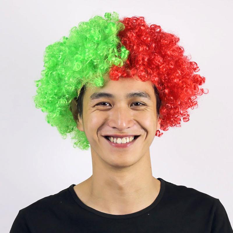 Buy World Cup Flag Wig Blast Headgear Carnival Festival Dress Up Props ...
