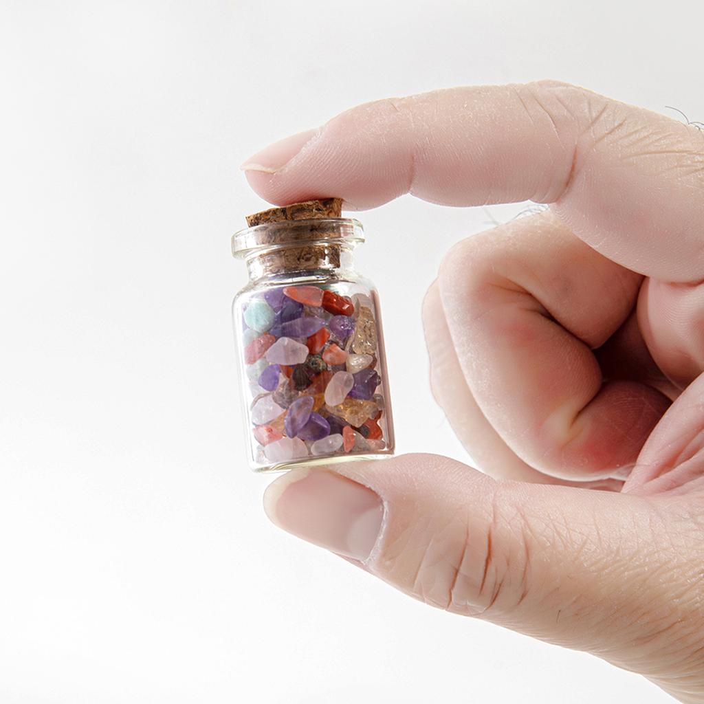 Buy Ing Bottle Natural Crystal Irregular Stones Drifting Bottle ...