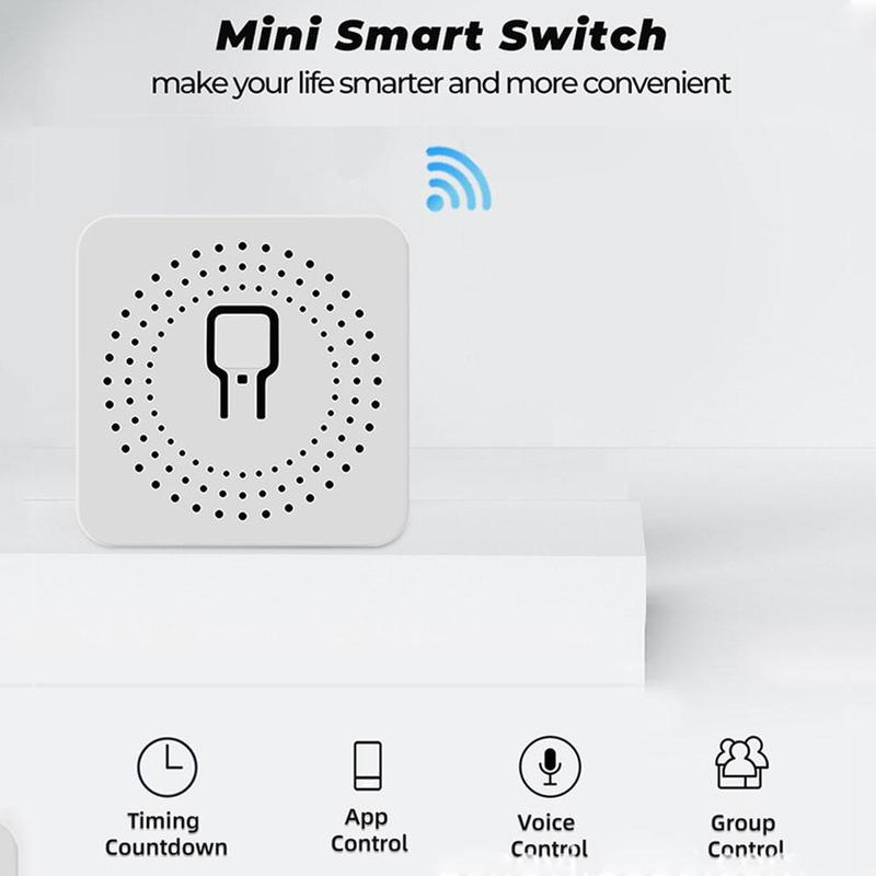 Buy Mini Smart Wifi DIY Switch Supports 2 Way Control Smart Home Module ...